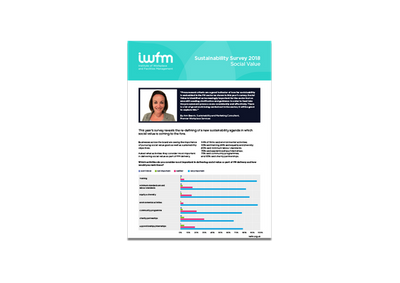 Sustainability survey 2018 social value infographic